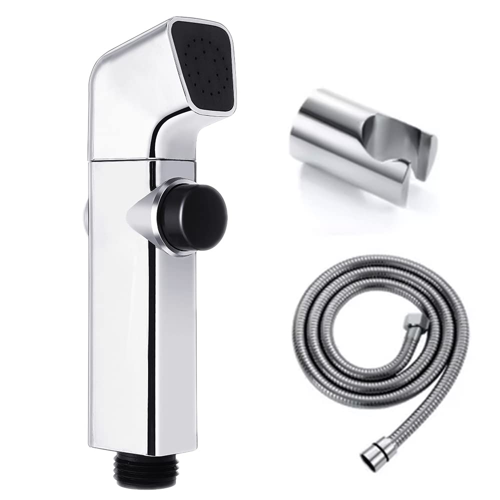 Buy Trigger Sprayer ABS Health Faucet Handheld Spray Chrome Finish ...